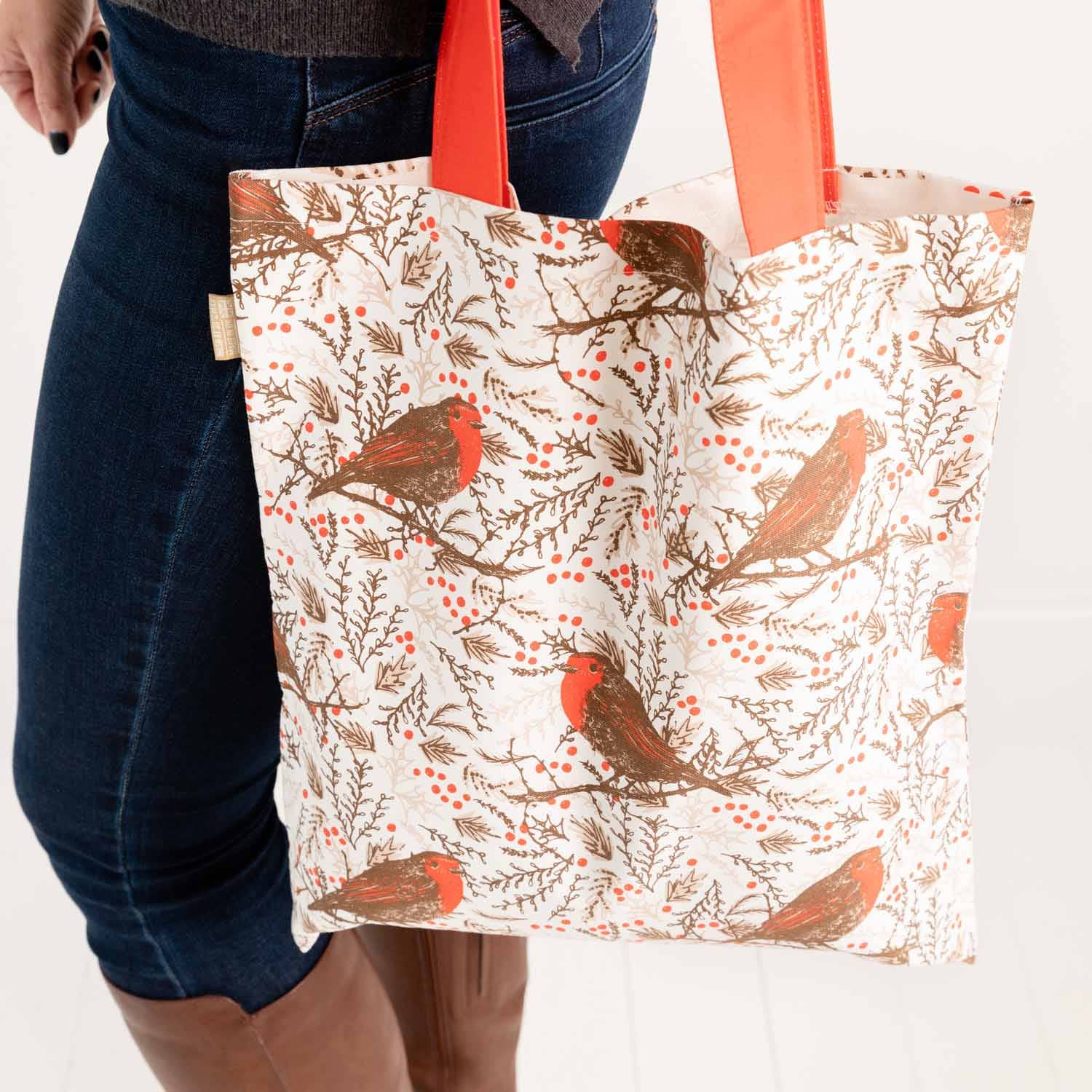Robin Tote Bag | Animal Inspired Gifts by Cherith Harrison