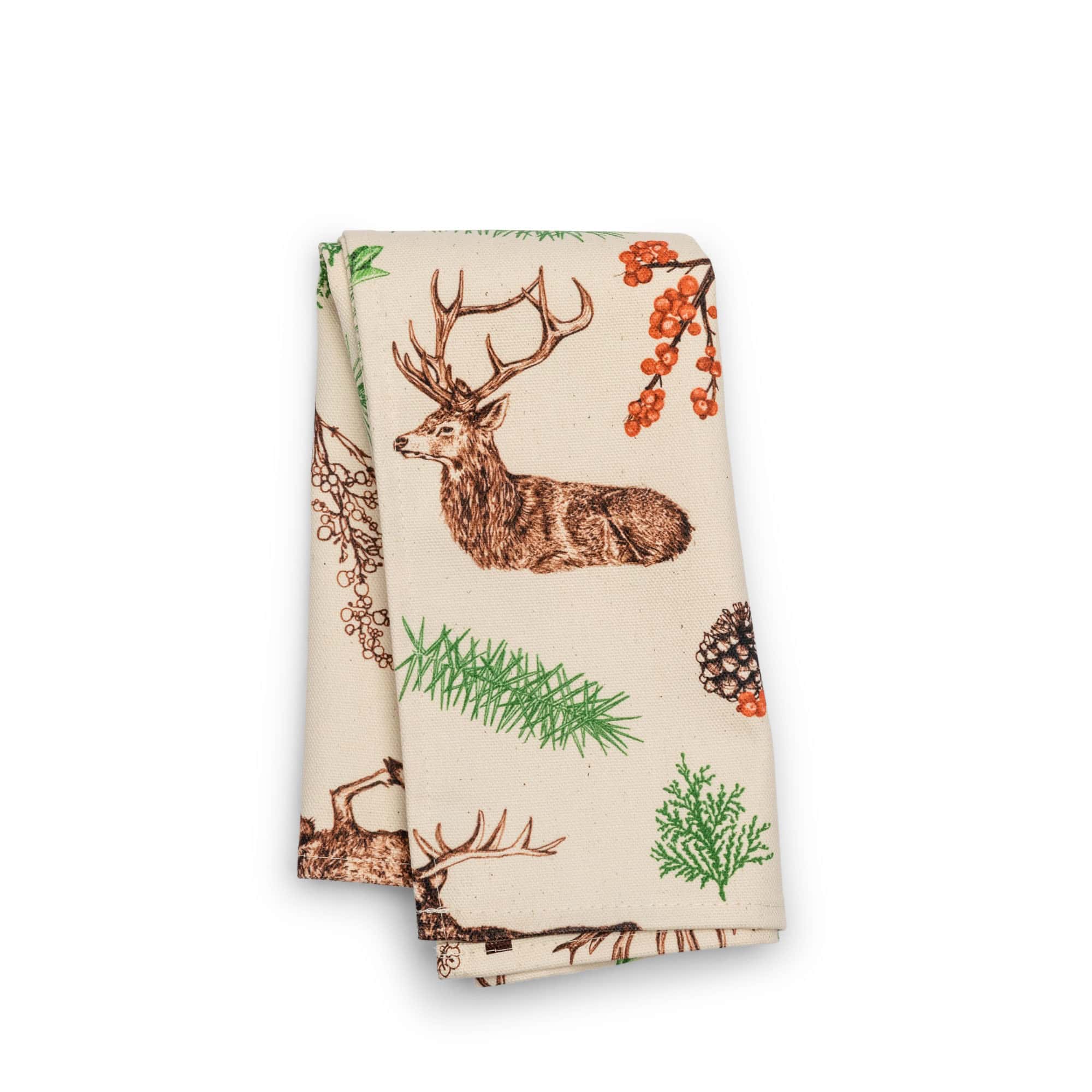 Christmas Reindeer Napkin | Wildlife Gifts by Cherith Harrison