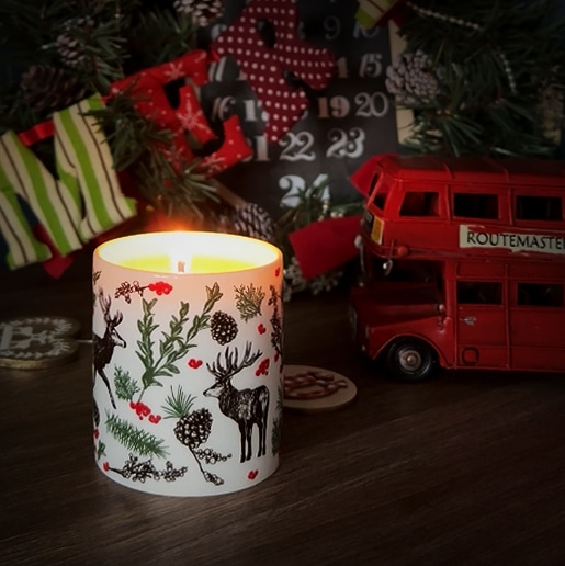 Luxury Christmas Reindeer Candle | Cherith Harrison Gifts