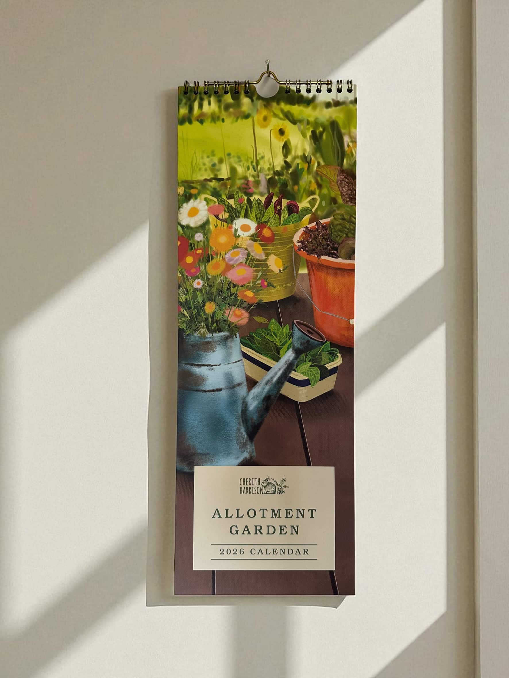 2026 Allotment Garden Calendar | Art Gifts for Gardeners