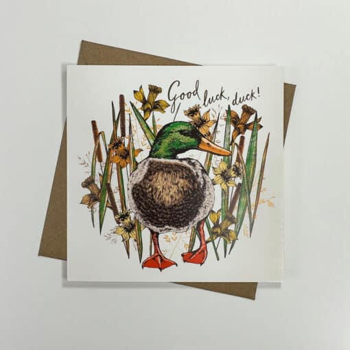 Good Luck Duck Card | Cards and Gifts by Cherith Harrison