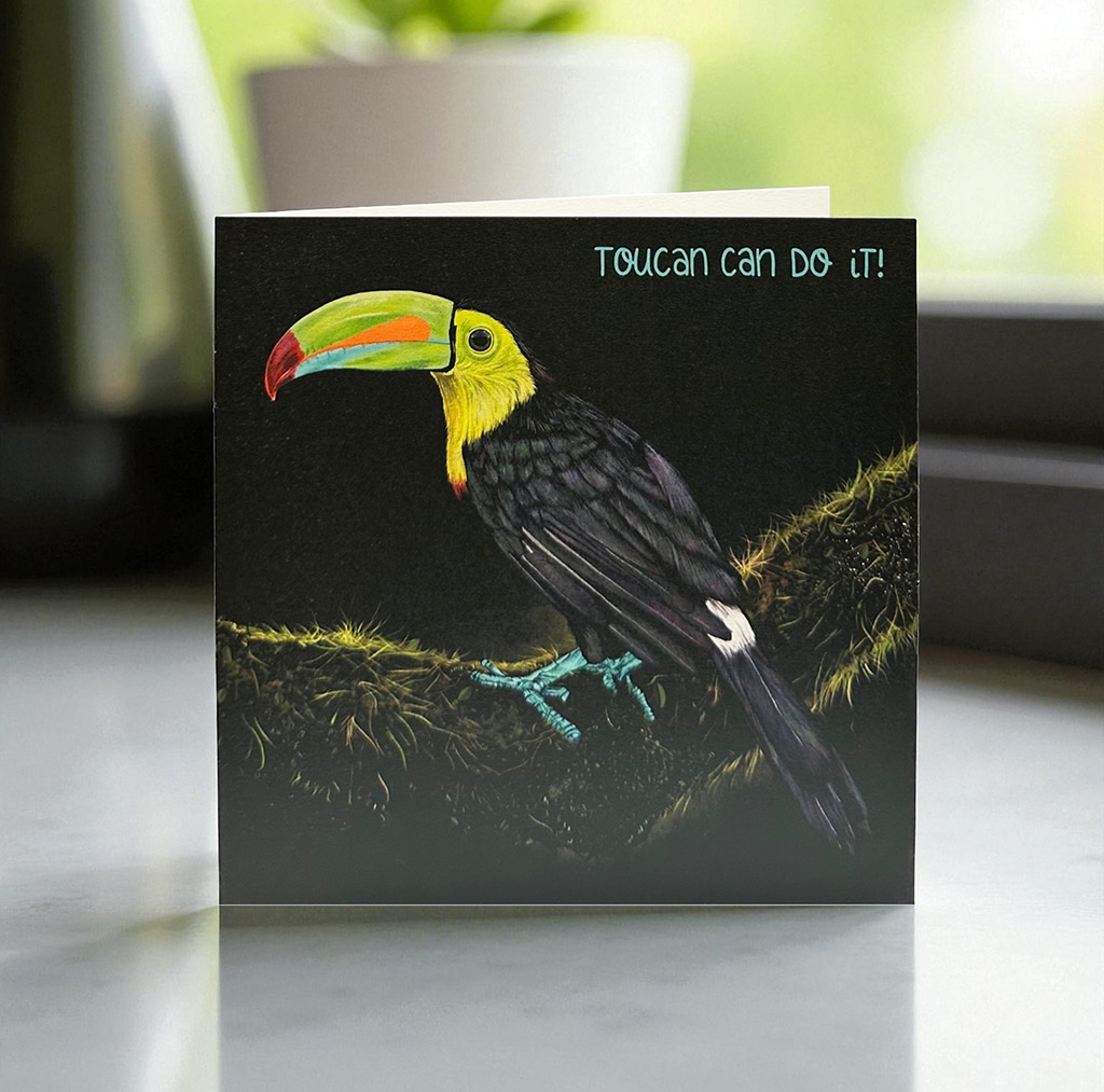 Toucan Do It Card | Greeting Cards and Gifts by Cherith Harrison