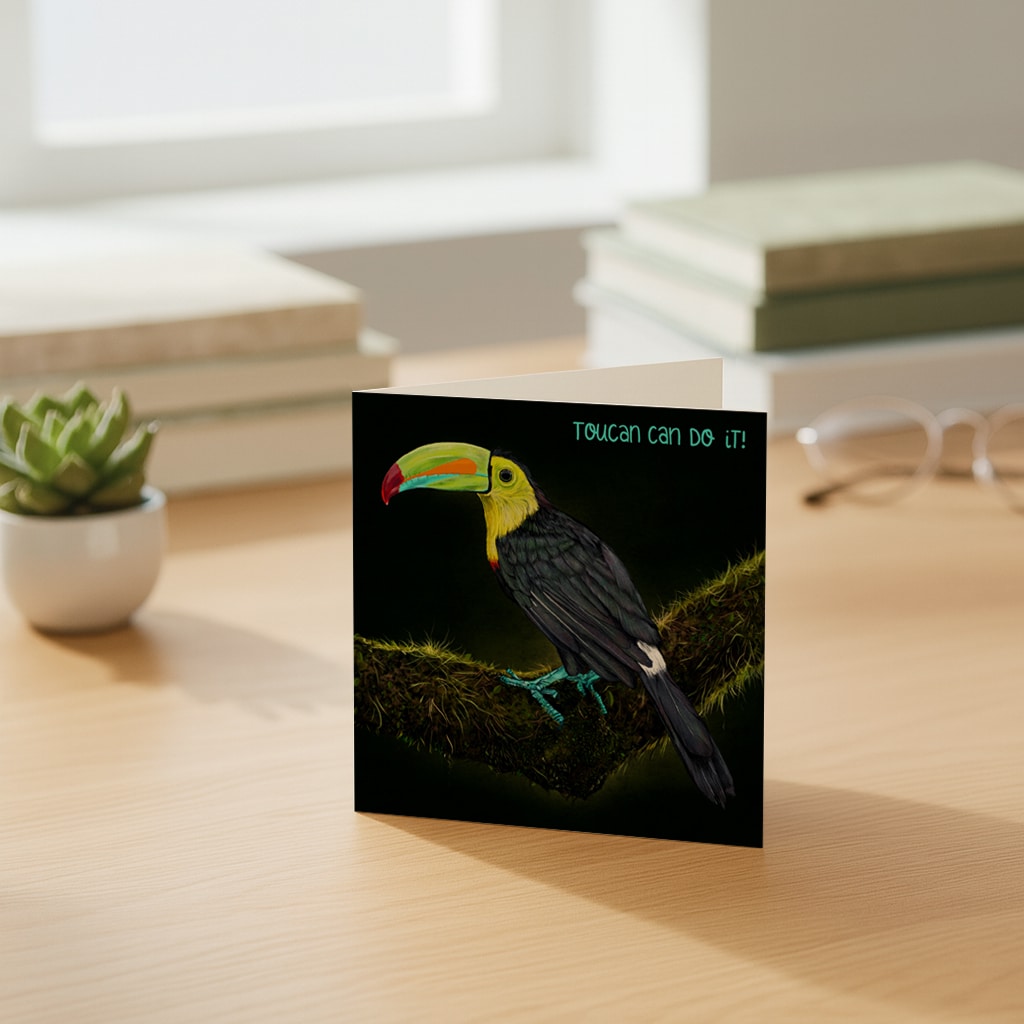 Toucan Do It Card | Greeting Cards and Gifts by Cherith Harrison